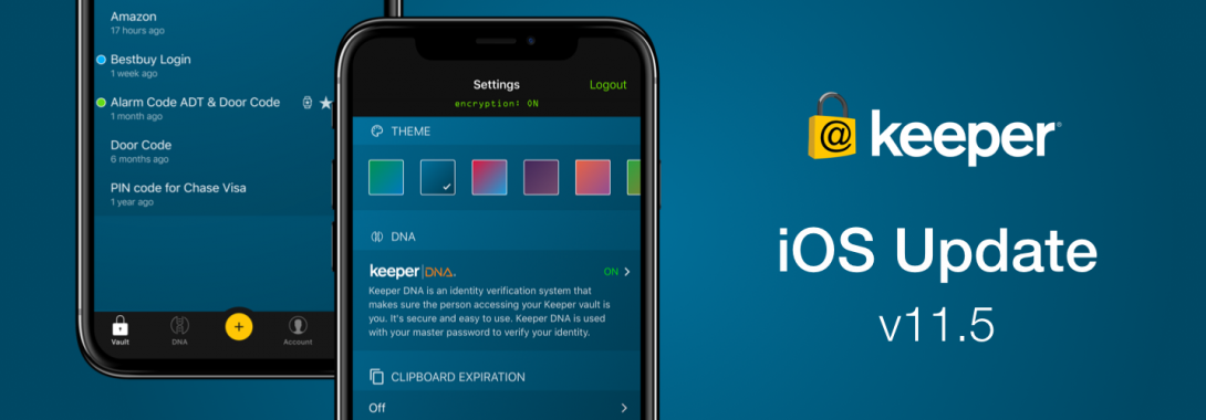 iOS Version 11.5 Update Released for Keeper Password Manager